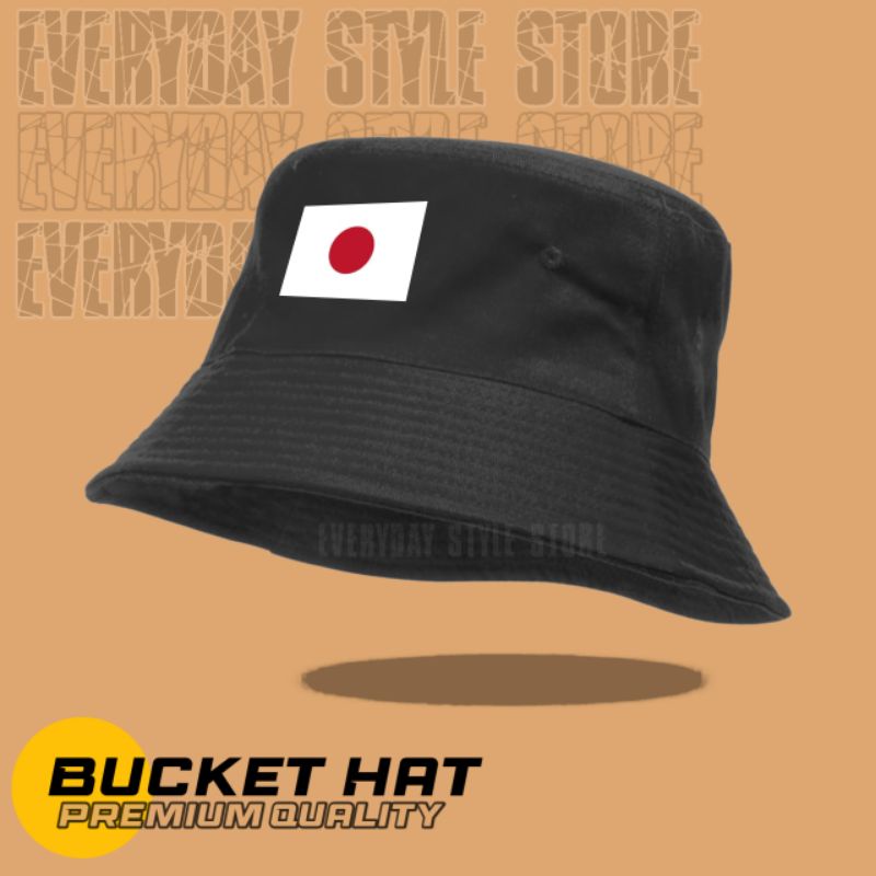 Jual Topi Japan Bucket / Bucket Hat Pria Wanita Logo Bendera Jepang ...