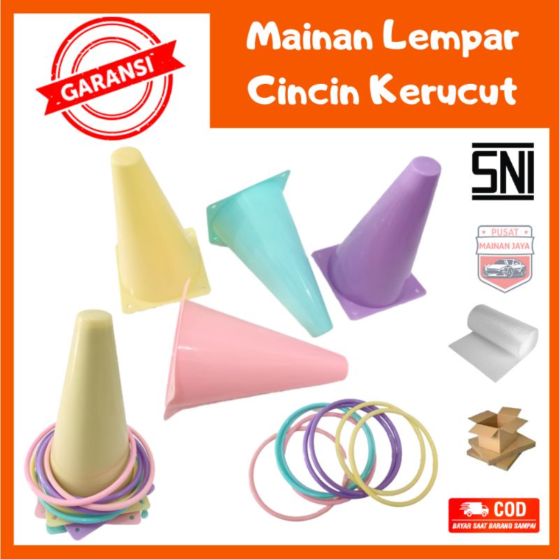 Jual Cone kerucut olahraga Mainan Lempar Gelang YG 25 | Shopee Indonesia