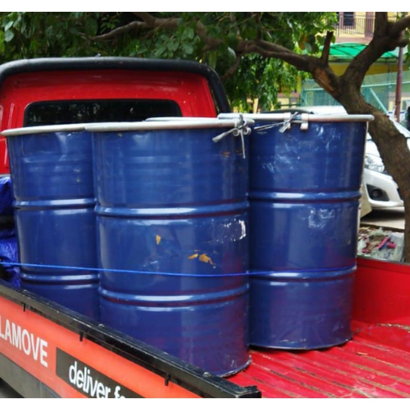 Jual Drum Besi 200 Liter Tutup lebar/Tong/Tempat Sampah | Shopee Indonesia