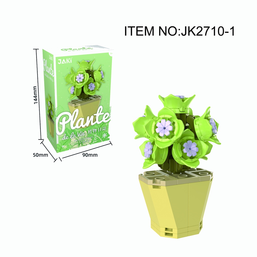 Jual Nano Block Building Blocks Flowers DIY Bunga Mainan Balok Toy ...