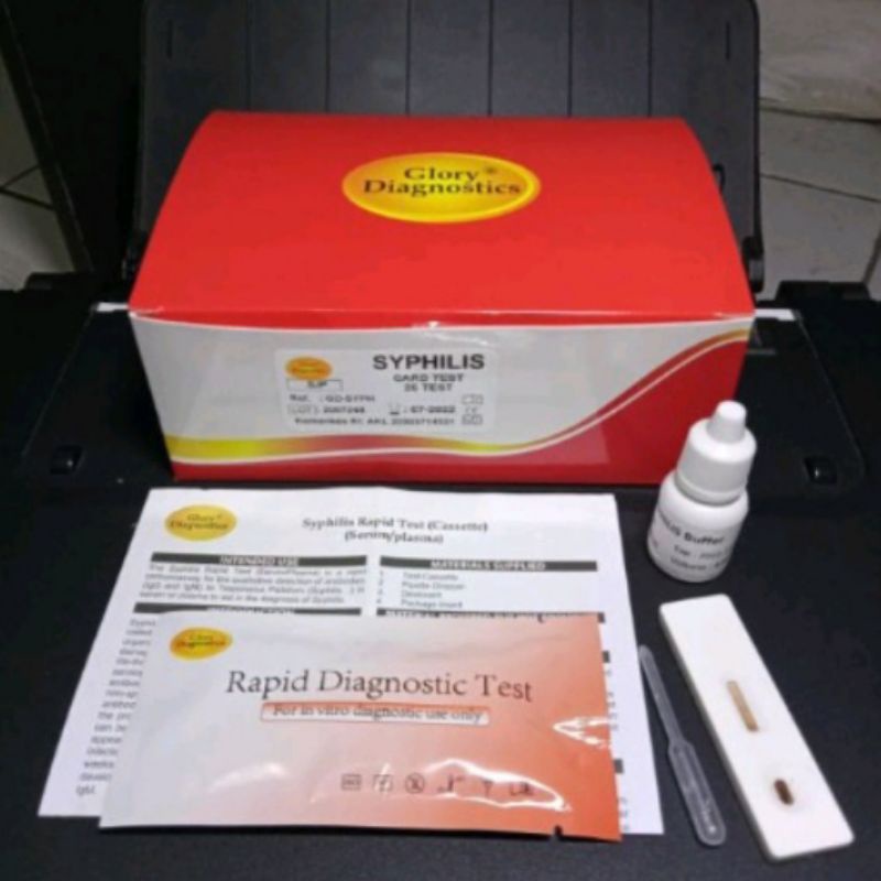 Jual TP Syphilis Card isi 25 Test Card + Buffer 10ml | Shopee Indonesia