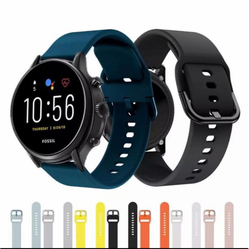 Jual Strap Fossil Gen 6 44mm Tali Jam Rubber Colorful Buckle Model ...
