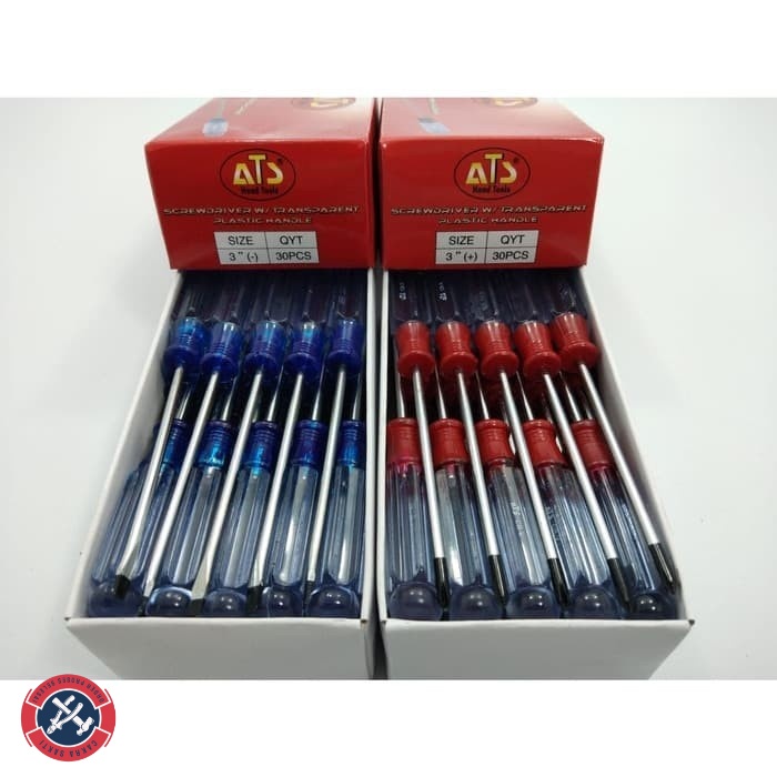 Jual PROMO ATS OBENG RADIO 3 INCH X 3 MM PLUS MIN (+-) PANJANG 7 CM ...