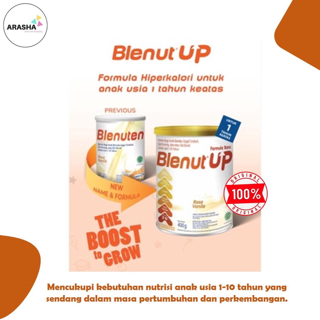 Jual BLENUT UP VANILA 400 GR/Blenut UP Formula Baru/Blenutup/Blenuten ...
