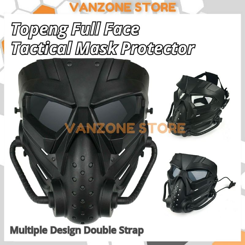 Jual [VANZONE] Masker Full Face Special Google Mask Topeng Airsoft Gun ...