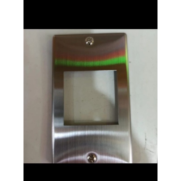 Jual tutup sakelar panasonic stainless besi frame stainless panasonic ...