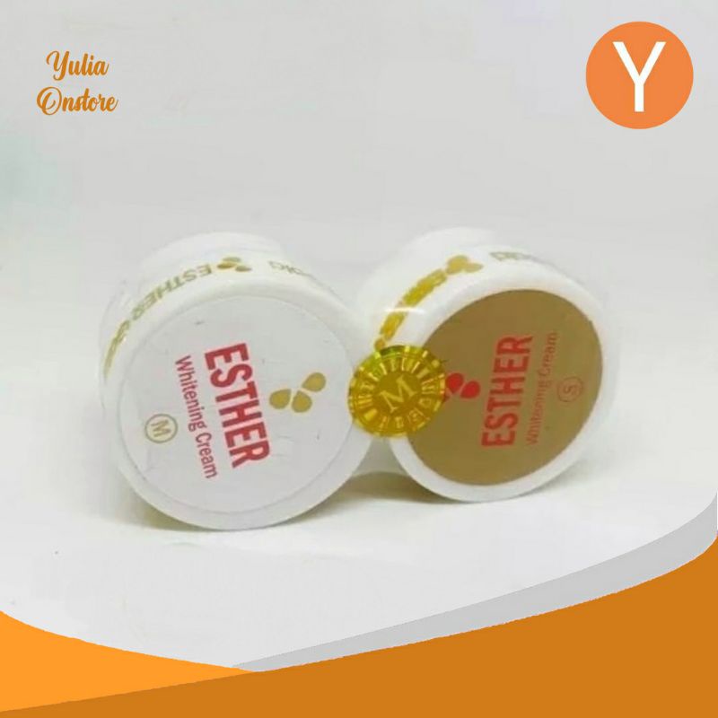 Jual CREAM ESTHER GOLD ORIGINAL SM WHITENING POT PUTIH | ASLI KRIM ...