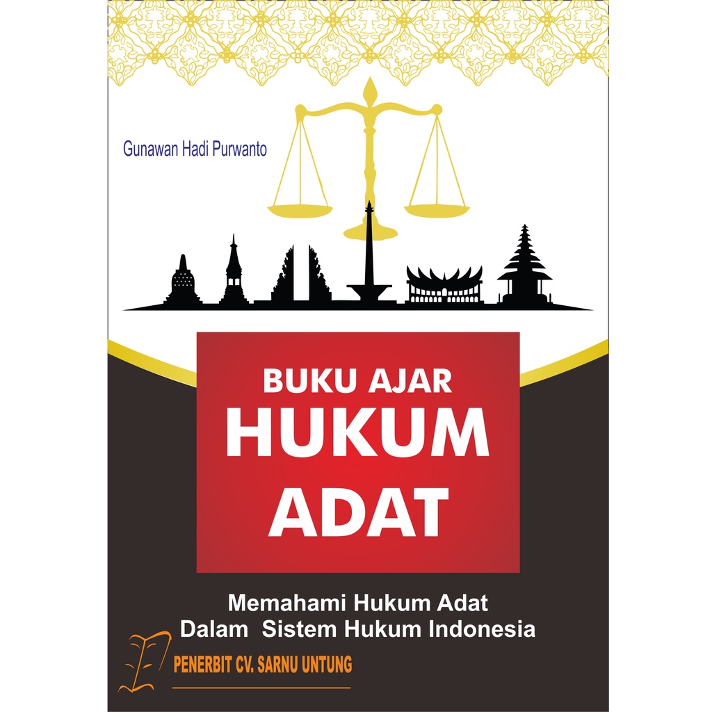 Jual BUKU AJAR HUKUM ADAT "Memahami Hukum adat dalam sistem hukum ...