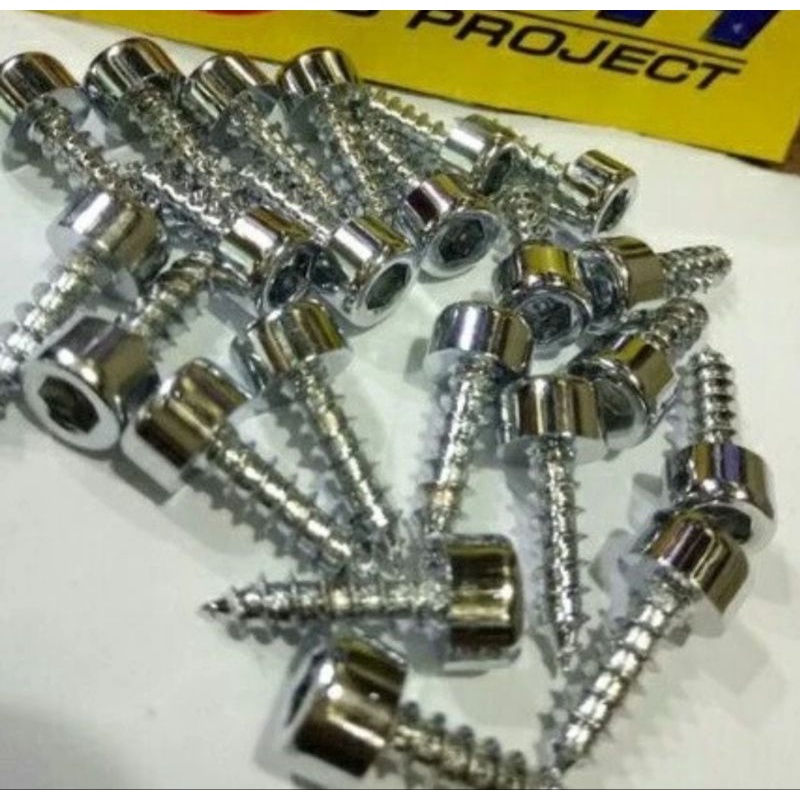 Jual baut cacing L5 stenlis universal motor | Shopee Indonesia