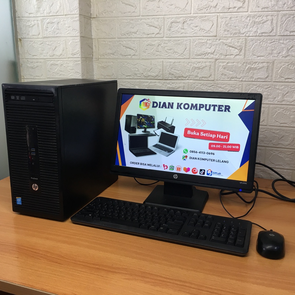 Jual Fullset Komputer HP Built Up Tower Core i5 Gen 4 Siap Pakai ...