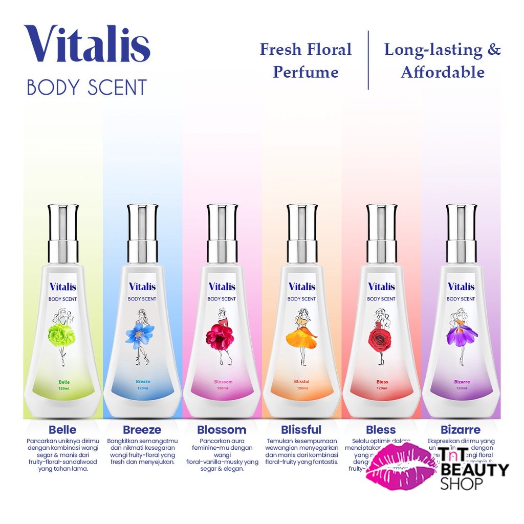 Jual Vitalis Body Scent 60ml - 120ml - 175ml - Parfum Wanita | TnT ...