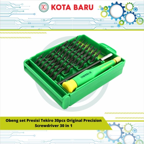 Jual Obeng set Presisi Tekiro 30pcs Original Precision Screwdriver 30 in 1 | Shopee Indonesia