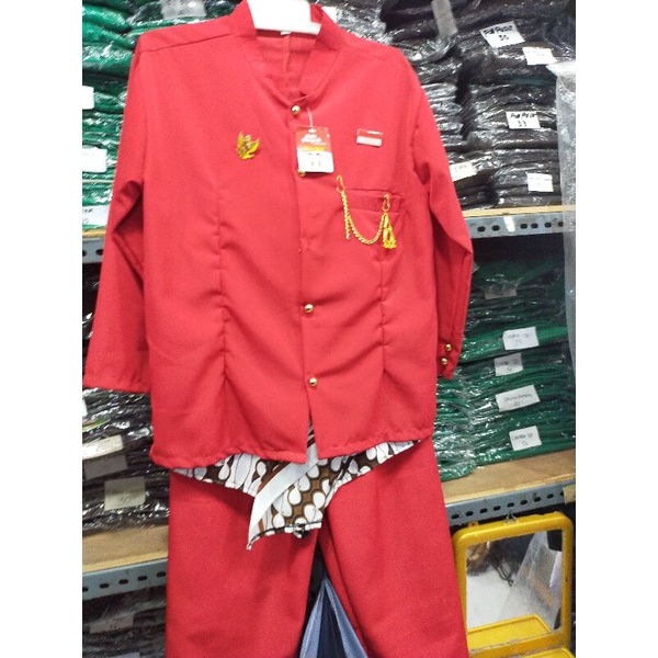 Jual baju adat basofi merah | Shopee Indonesia