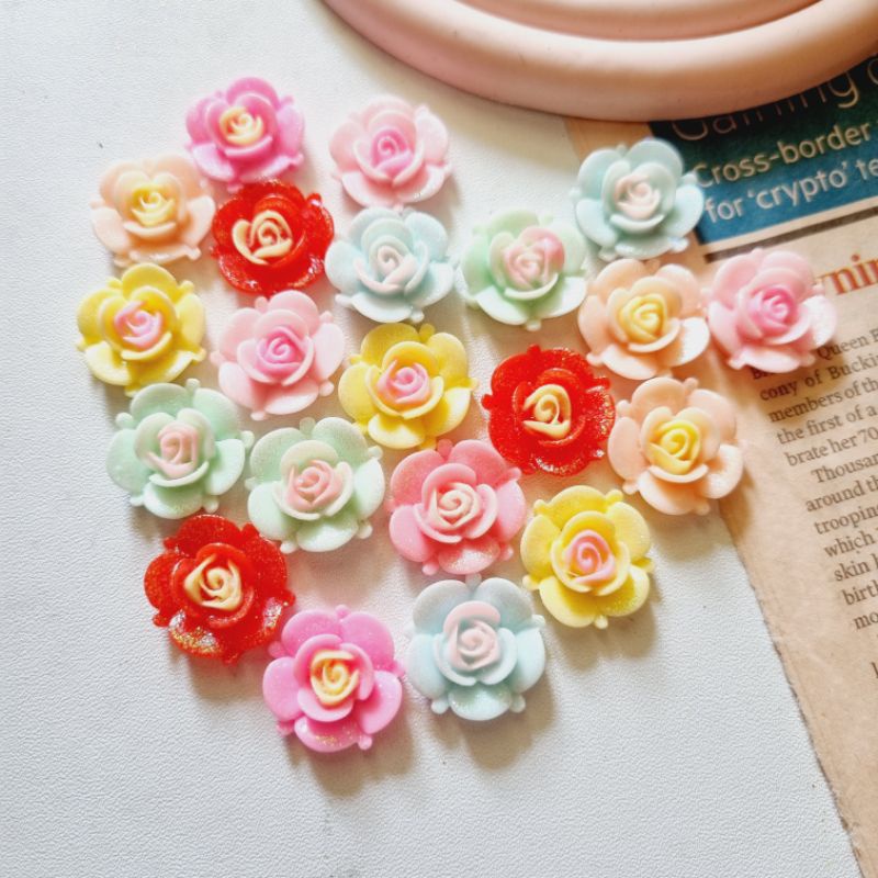 Jual Resin Clay Daisy Flower Flatback Flower (10pcs) | Shopee Indonesia