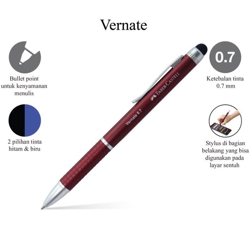Jual BULPOINT FABER CASTELL VERNATE PEN 3 IN 1 0,7mm (547021) | Shopee ...