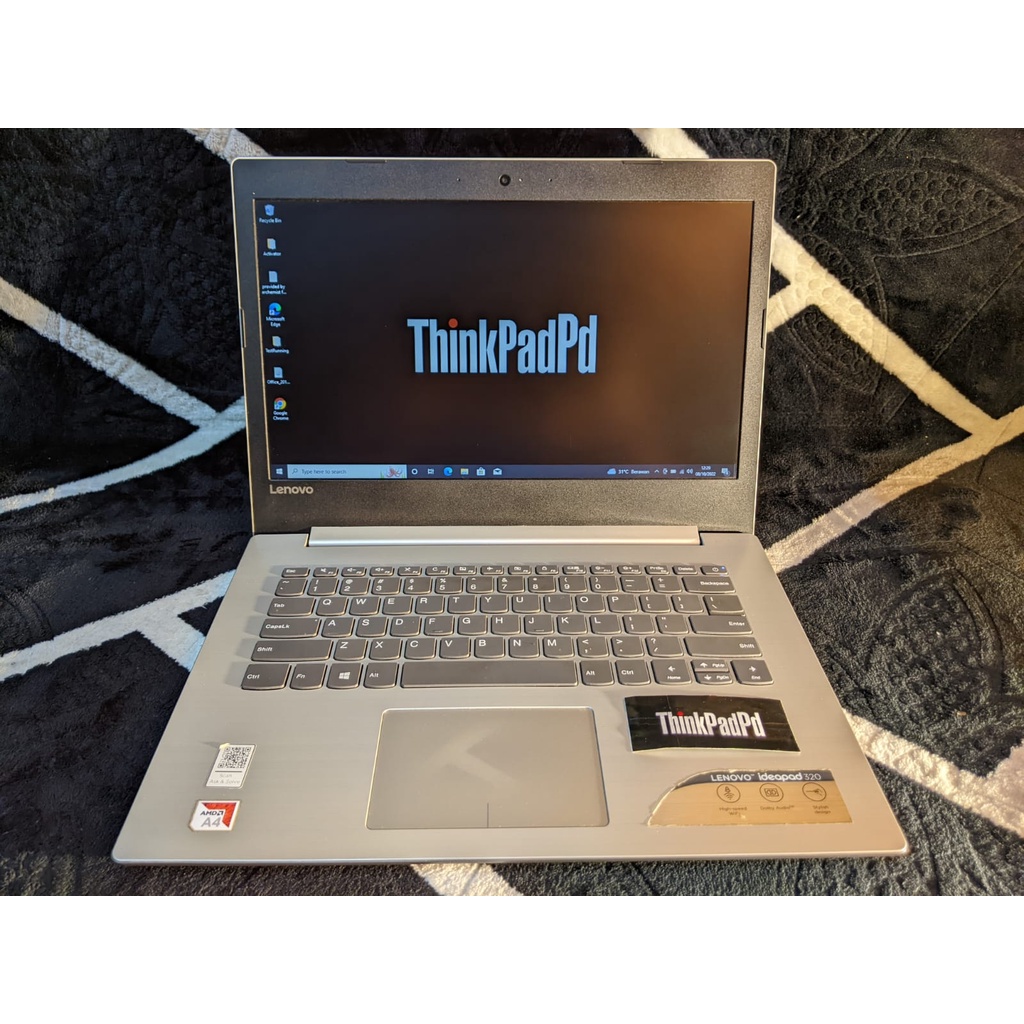 Jual Laptop Gaming Desain Lenovo Ideapad 320 AMD A4 9120 Slim Mulus | Shopee Indonesia