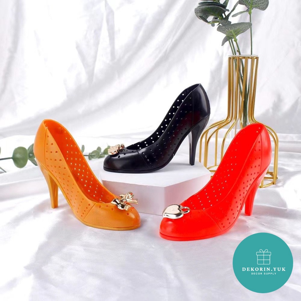 Jual Cake topper bentuk sepatu heels hiasan dekorasi ulang tahun cake ...