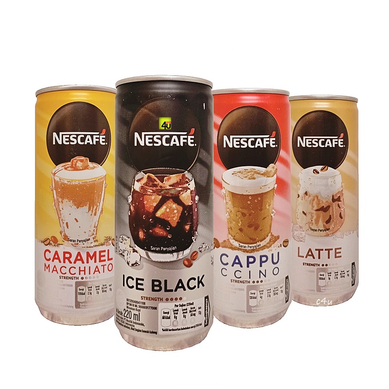 Jual Nescafe Can Ice Black 220ml | Shopee Indonesia