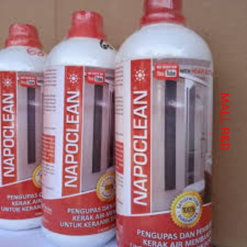 Jual PEMBERSIH KAMAR MANDI NAPOCLEAN MERAH 1 LITER | Shopee Indonesia