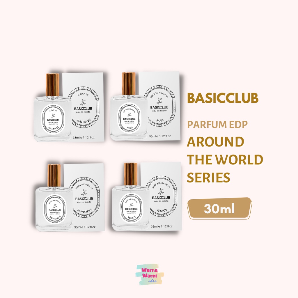 Jual Basicclub Unisex Parfum Around The World Series 33ml - Parfum ...