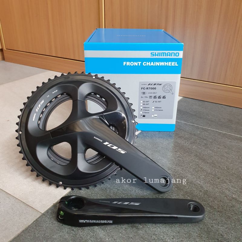 Jual shimano 105 FC - R7000 52-36 x 170 hollowtech II road crankset ...
