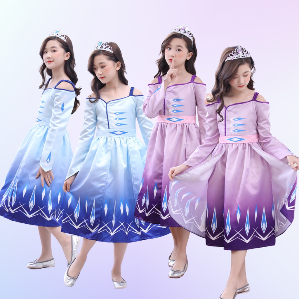 Jual [Brandedbaby] 3T-9T Kostum Princess Anak / Long Dress Princess ...