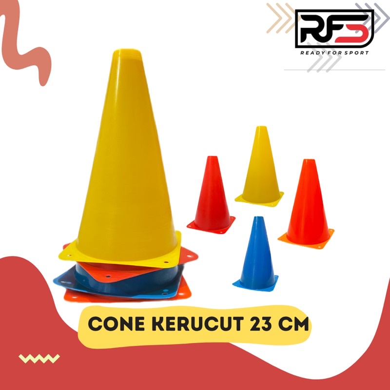 Jual Cone Cones Kun kerucut Penanda Bola 23 cm | Shopee Indonesia