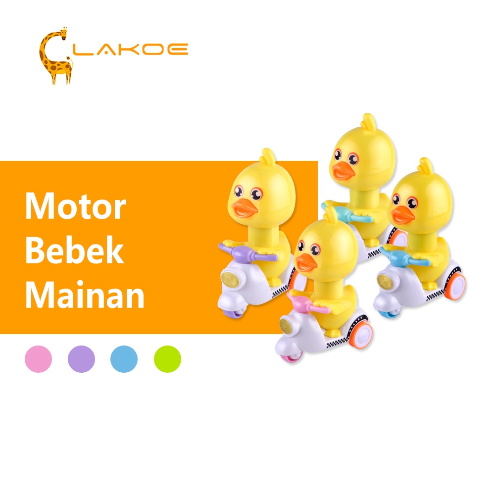 Jual LAKOEOFFICIALMALL Mainan Anak Bayi Bebek Motor Tanpa Baterai ...