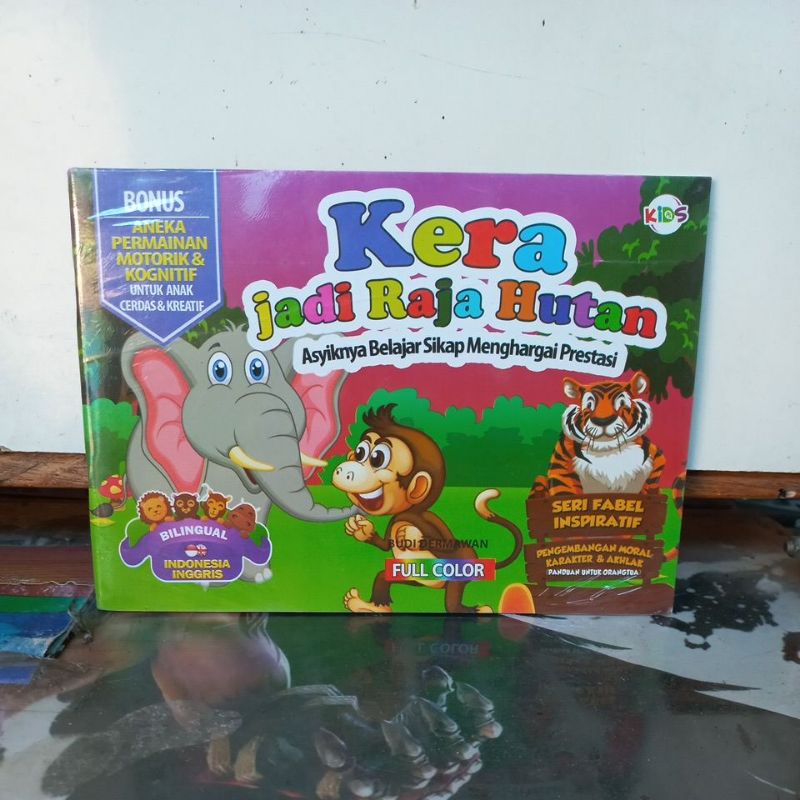 Jual Buku Cerita Anak - Kera Jadi Raja Hutan (Asyiknya Belajar Sikap ...