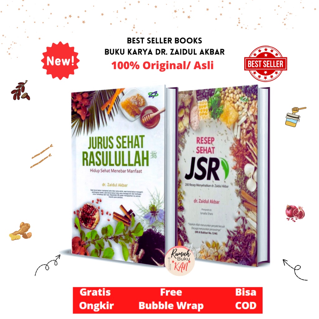 Jual RESEP SEHAT JSR DOKTER ZAIDUL AKBAR Jurus sehat Rasulullah - Ramadhan JSR - zaidul Akbar ...