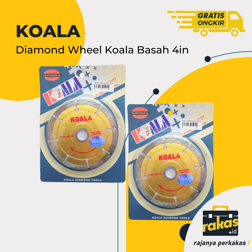 Jual Diamond Wheel Koala Kering dan Basah 4in Berkualitas | Shopee ...