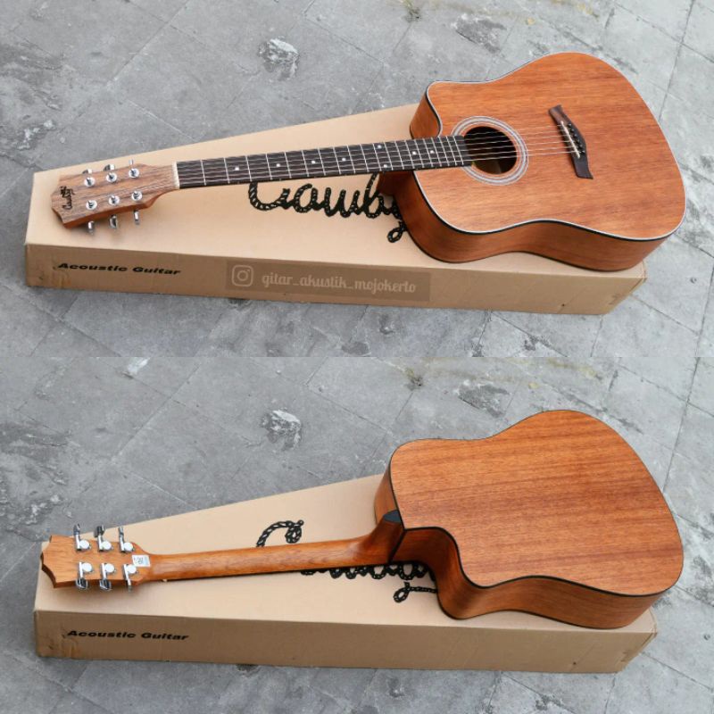 Jual Gitar akustik Cowboy GWC240 NS original barcode full setting siap ...