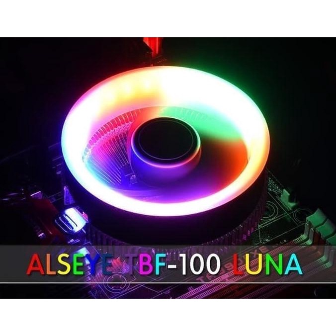 Jual Cpu Cooler Alseye Luna Tbf-100 Fan Processor Amd & Intel | Shopee ...