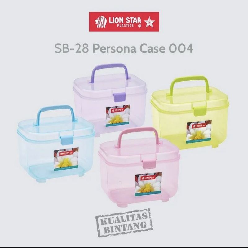 Jual Kotak Jinjing Plastik Serbaguba SB-28 Lion Star Persona Case 004 ...