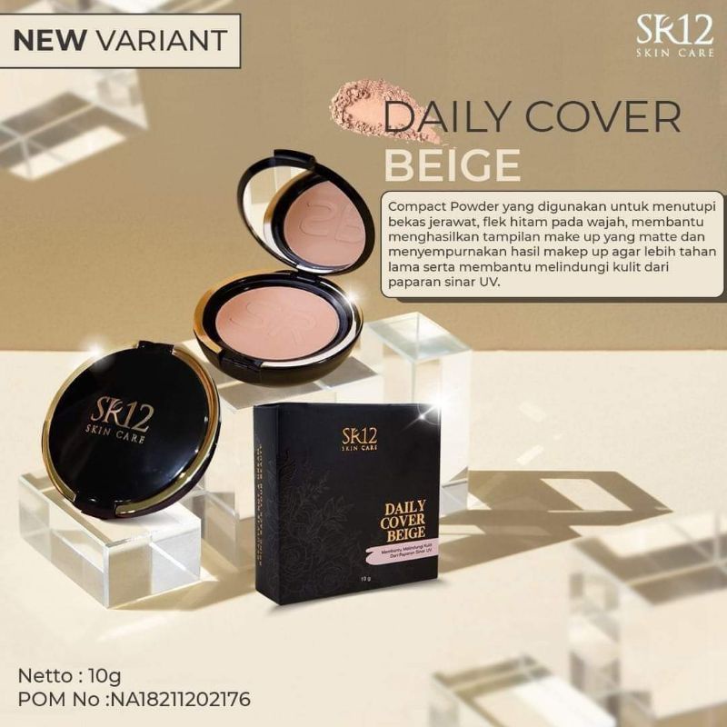 Jual Bedak SR12 Compact Powder Tidak Mudah Luntur Whitening dan Glowing | Shopee Indonesia