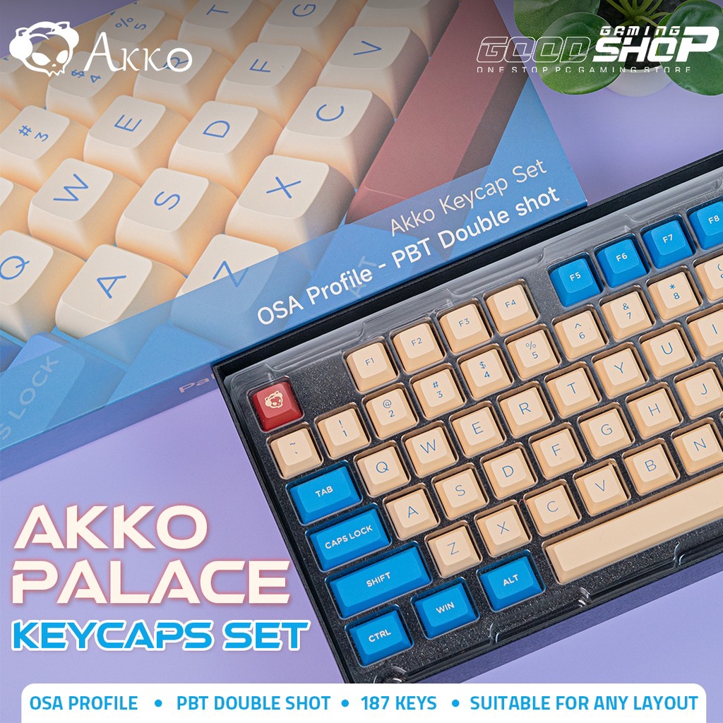 Jual Akko OSA Keycaps Set Palace - Keycaps | Shopee Indonesia