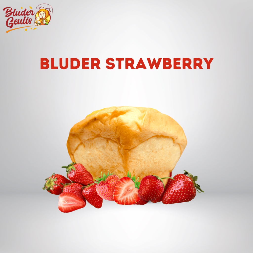 Jual Roti Bluder Geulis ASLI MADIUN Rasa STRAWBERRY min order 6 SUPER ...