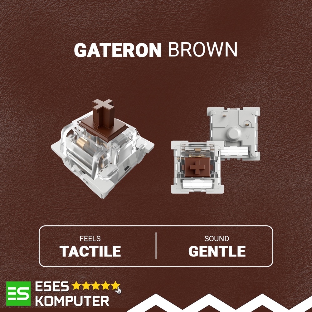 Jual Switch GATERON BROWN Tactile | Mechanical Switch For Keyboard ...