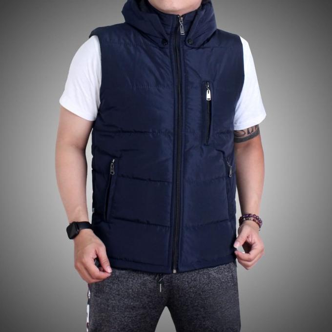 Jual ROMPI PARASUT PRIA VEST MOTOR HOODIE ANTI ANGIN | Shopee Indonesia