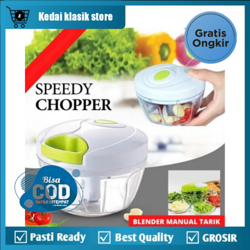 Jual [KKS] COD SPEEDY CHOPPER COOPER ALAT POTONG SAYUR BUAH DAGING ...