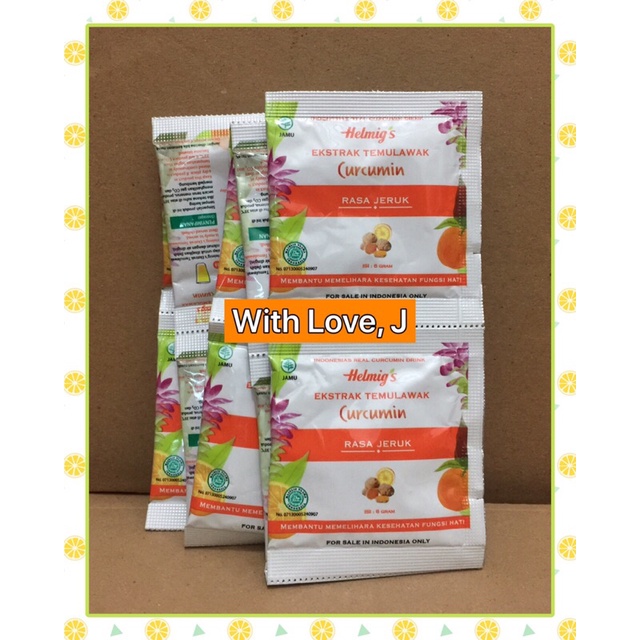 Jual HELMIG’S CURCUMIN JERUK ( 10 SACHET ) | Shopee Indonesia