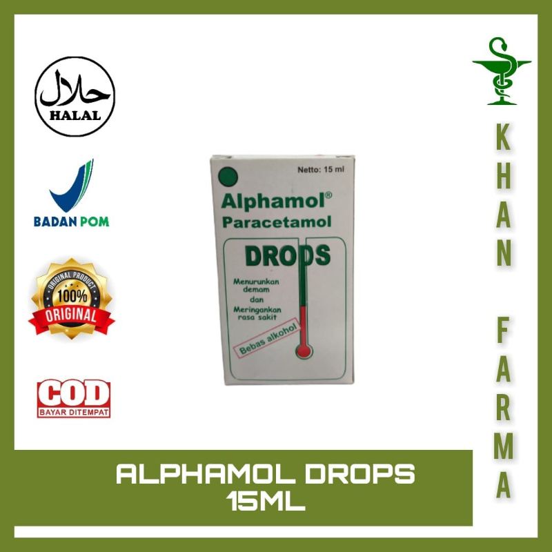 Jual ALPHAMOL DROPS OBAT DEMAM DAN PEREDA NYERI BAYI DAN ANAK 15ML ...