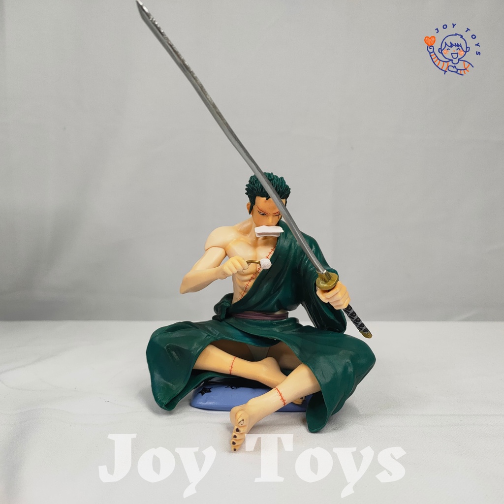 Jual RORONOA ZORO SITTING 1 PCS ONE PIECE FIGURINE, HIGH QUALITY ACTION ...