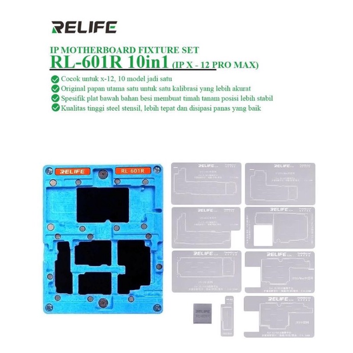 Jual IP MOTHERBOARD FIXTURE SET RL-601R 10in1 (IP X-12PRO MAX) | Shopee ...