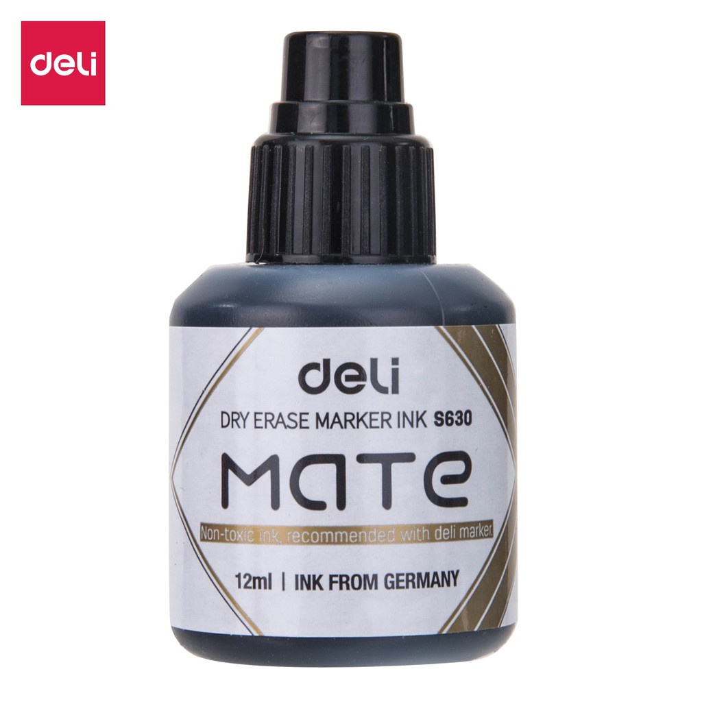 Jual Tinta Spidol Dry Eraser Marker 12ml DELI - S630 | Shopee Indonesia