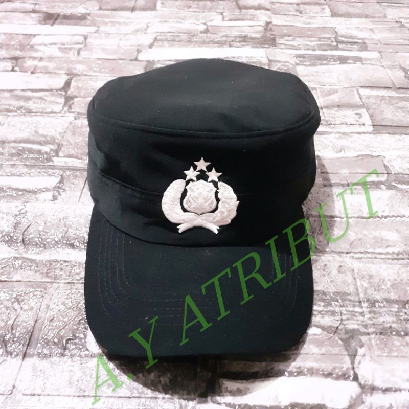 Jual ATRIBUT PDL POLRI ( TOPI PET PILKEP BINTARA POLRI EXCLUSIVE ...