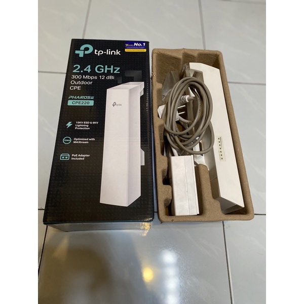 Jual TP-LINK CPE220 - 2.4GHz 300Mbps 12dBi Outdoor CPE ga jadi pakai ...