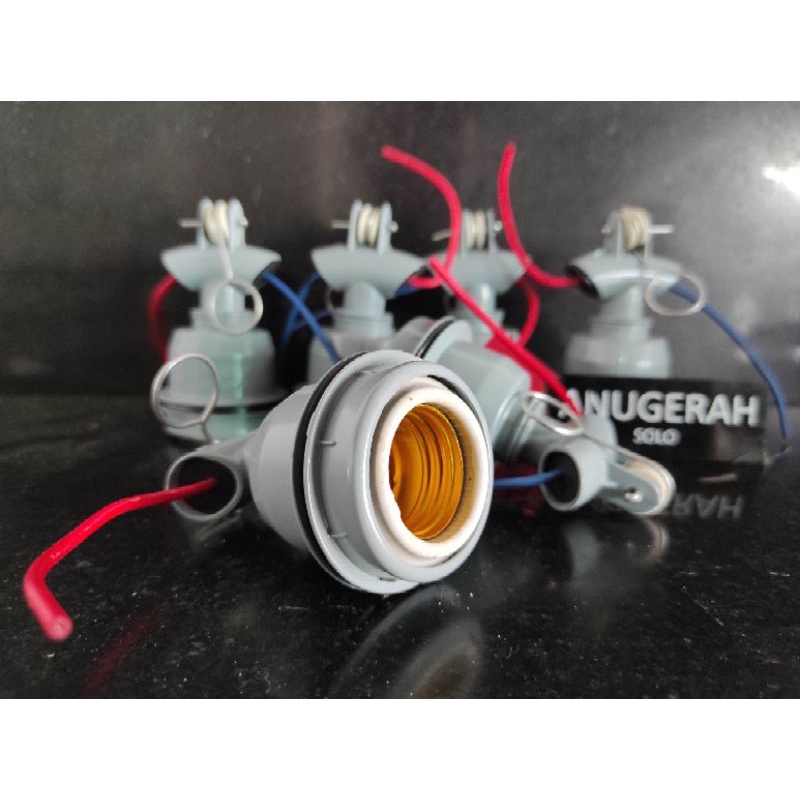 Jual Fitting Merkuri E27 / Hanger Holder / Fitting HPL Besi | Shopee ...