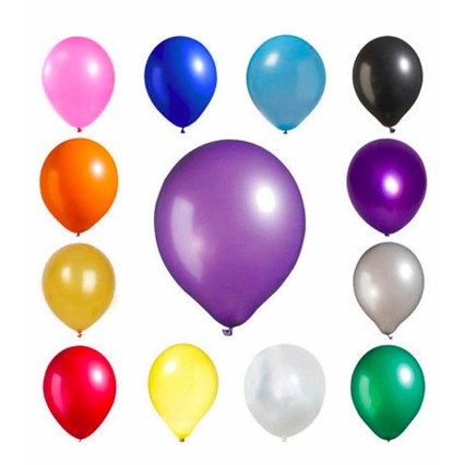 Jual Balon Latex Metalik per Pack/ Balon karet Metalik Per Pack ...