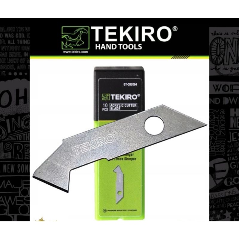 Jual tekiro CB2064 acrylic cutter blade CB 2064 mata pisau akrilic ...